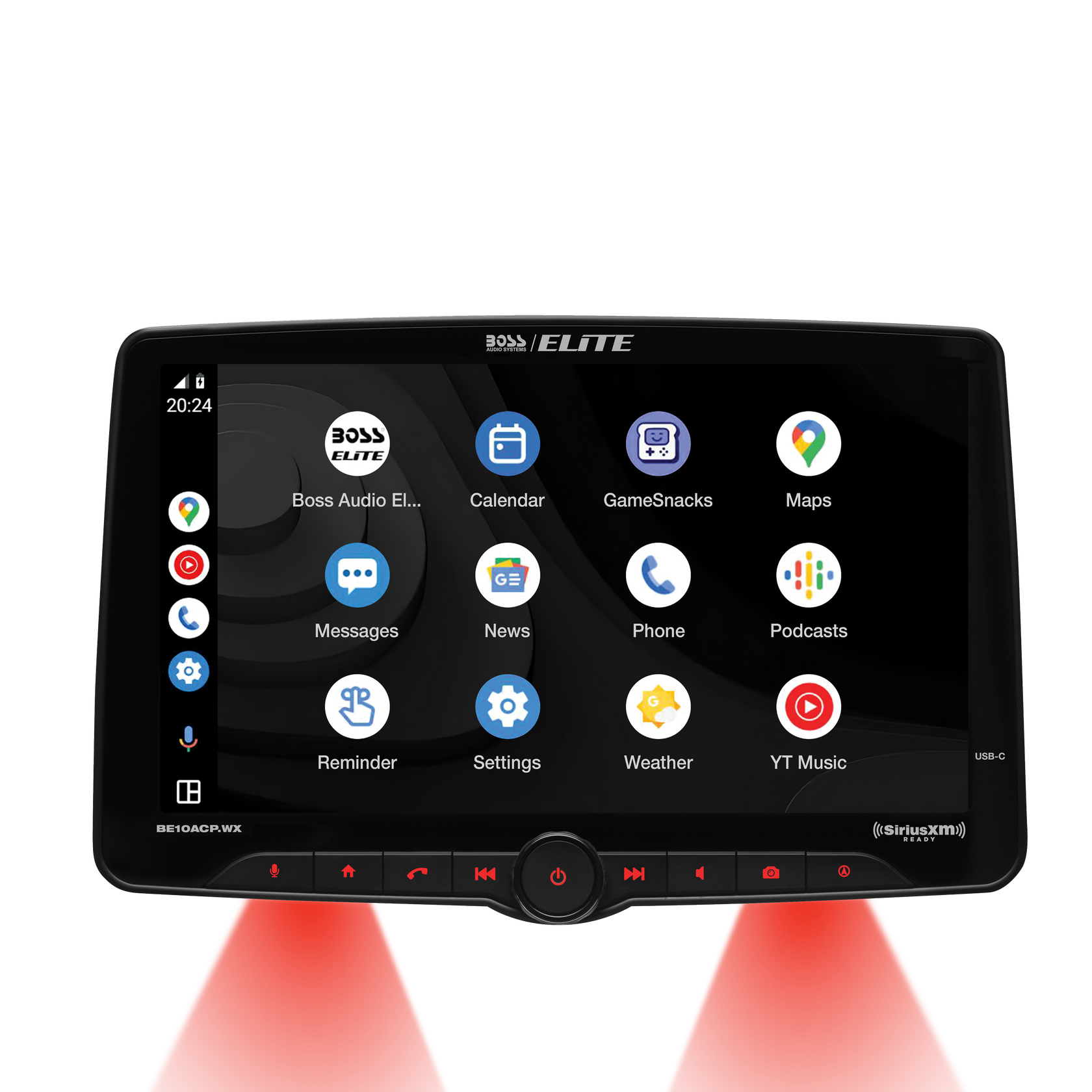 BOSS Audio Systems Elite BE10ACP.WX Single DIN Car Stereo Wireless ...