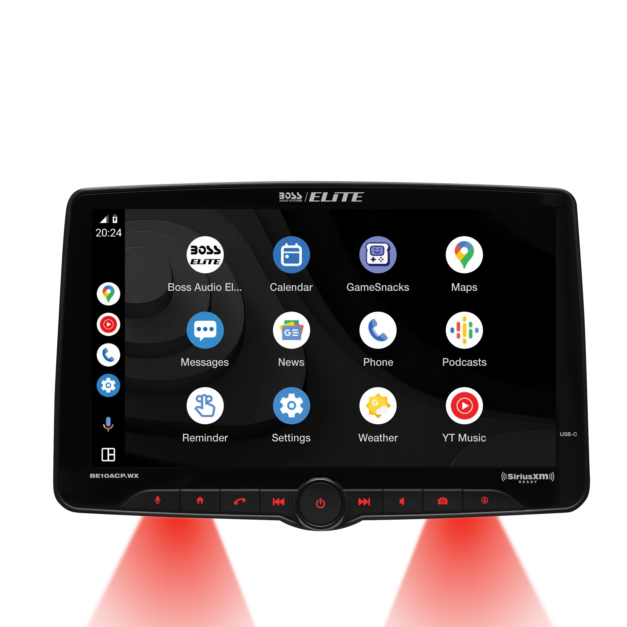 BOSS Audio Systems Elite BE10ACP.WX Single DIN Car Stereo Wireless ...