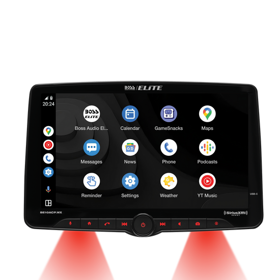 BOSS Audio Systems Elite BE10ACP.WX Single DIN Car Stereo Wireless ...