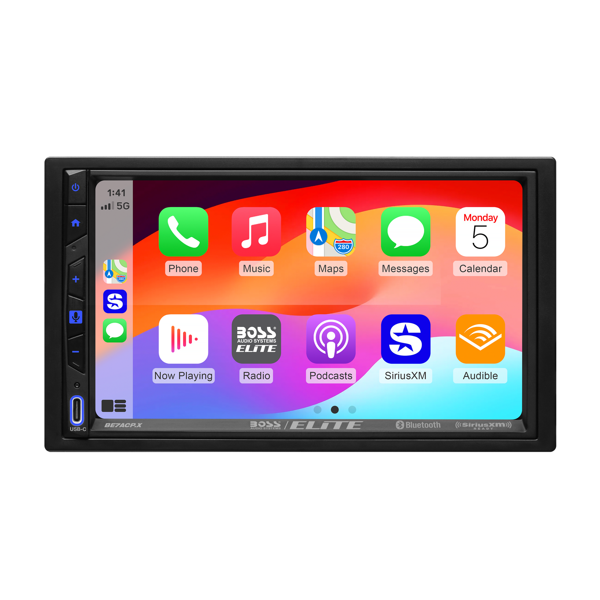 BOSS Audio Systems Elite Series BE7ACP.XC Car Stereo - CarPlay, Android ...